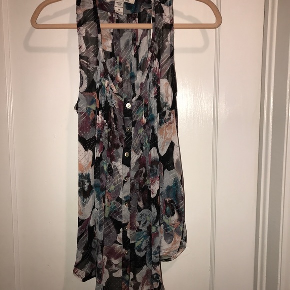 American Rag | Tops | Super Cute Sheer Top Tunic Length American Rag ...